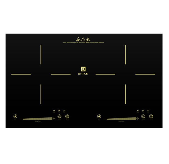 BRIKK Double Induction Cooker (BDICSL08)