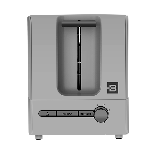 BRIKK 2-Slice Pop-up Toaster (BTHT363JNC)