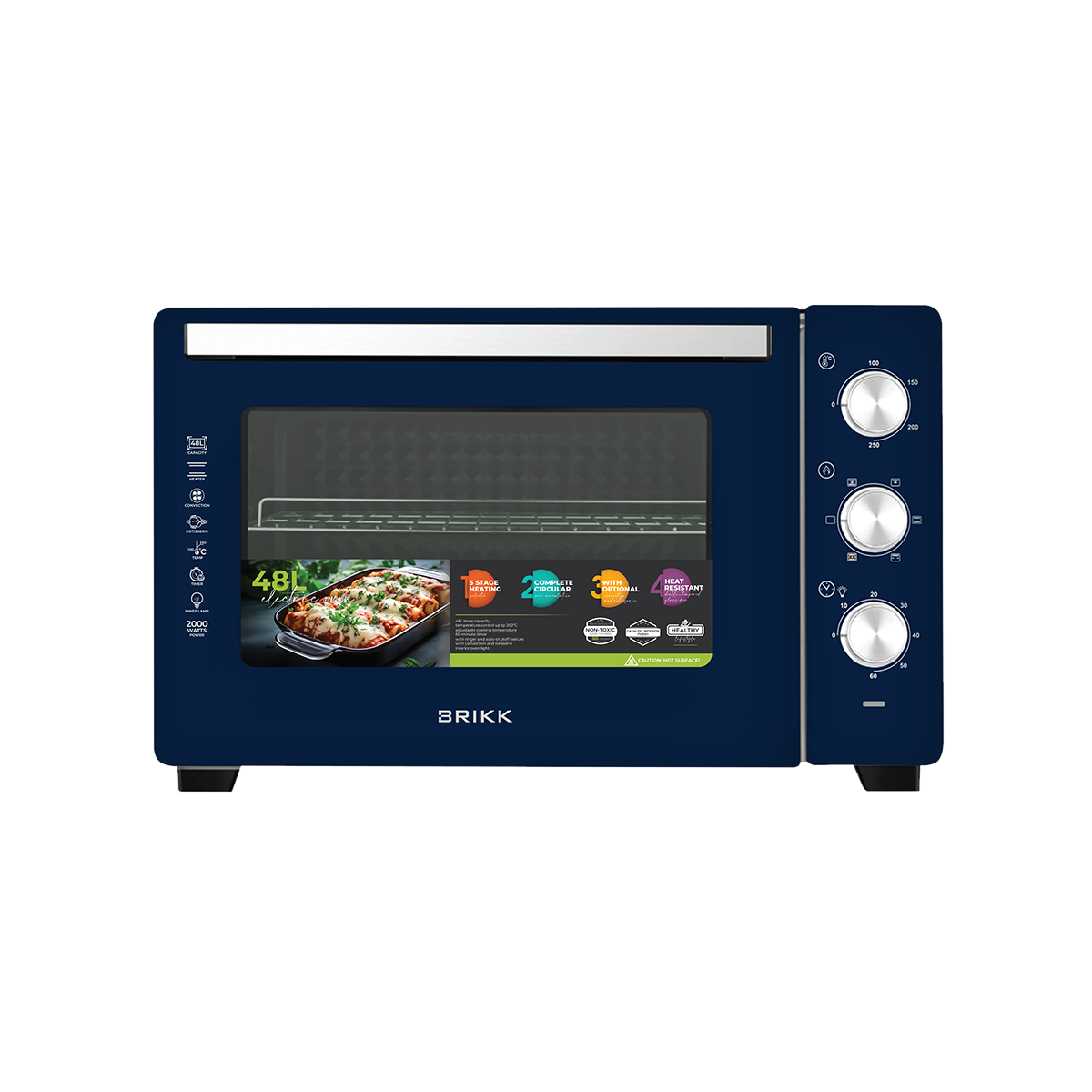 BRIKK 48L Digital Oven (BSMEO48BL)